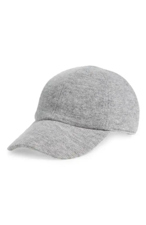 Robert Barakett Wool & Cashmere Baseball Cap - Charcoal