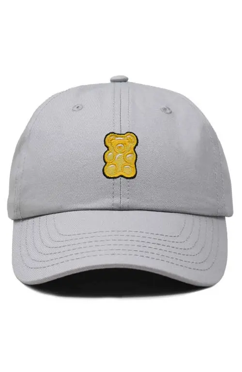 DALIX Gummy Embroidered Baseball Cap - Gray