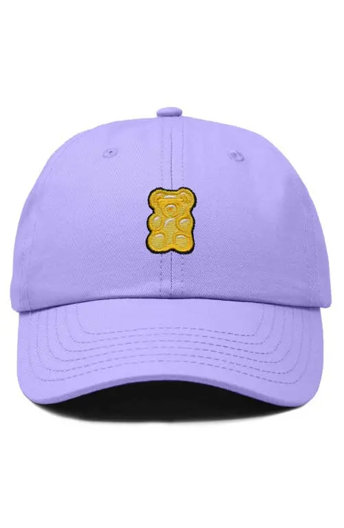 DALIX Gummy Embroidered Baseball Cap - Lavender
