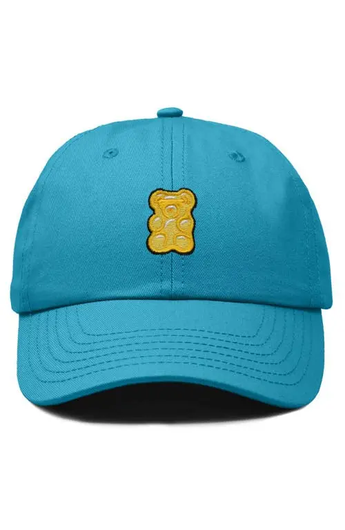 DALIX Gummy Embroidered Baseball Cap - Teal