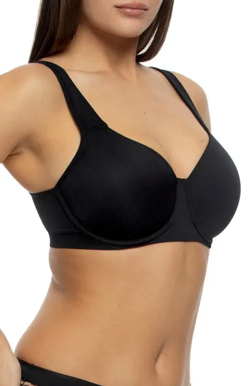 Felina Utopia Underwire Full Coverage Contour Bra - Black