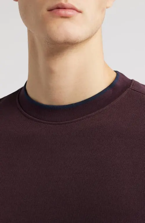 Robert Barakett Birch Hill Tipped Crewneck Sweatshirt