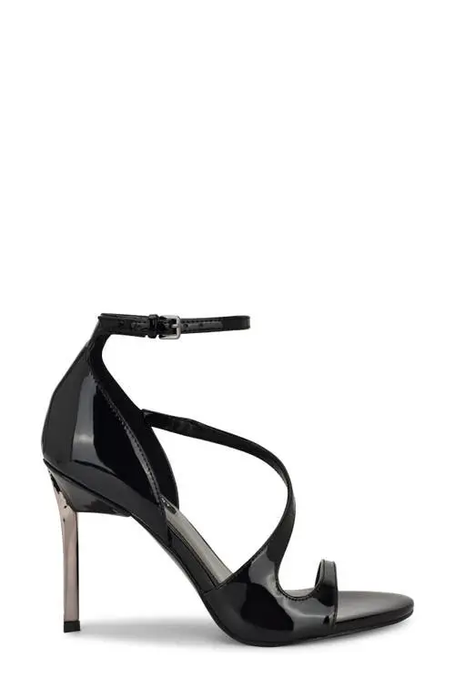 Nine West Shimmy Ankle Strap Sandal - Black