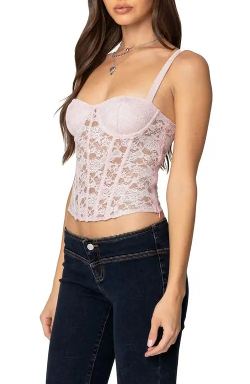 EDIKTED Lace Corset Top