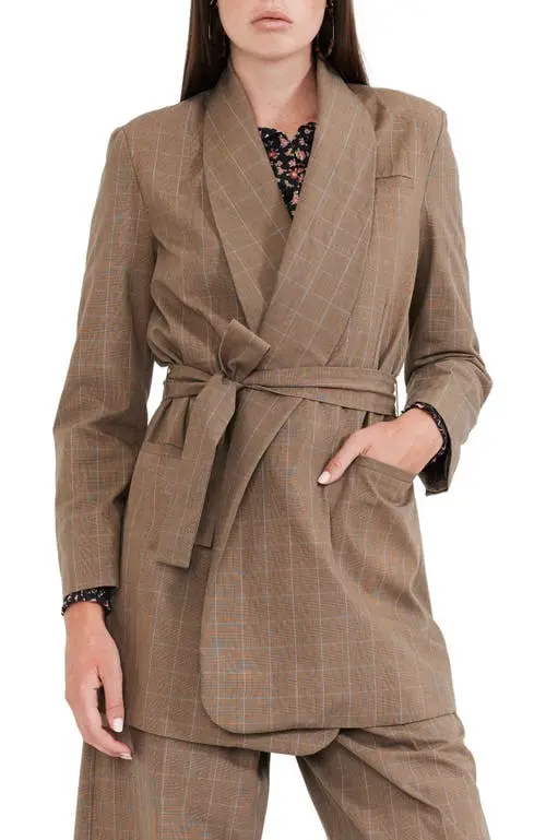 EDDY Blazer With Waist Tie