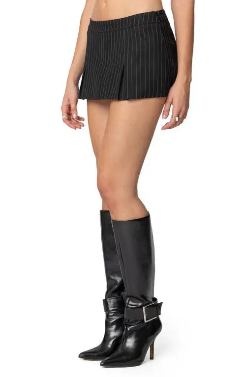 EDIKTED Karine Pinstripe Mini Skort