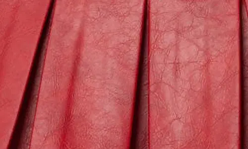 EDIKTED Carmine Faux Leather Mini Skirt