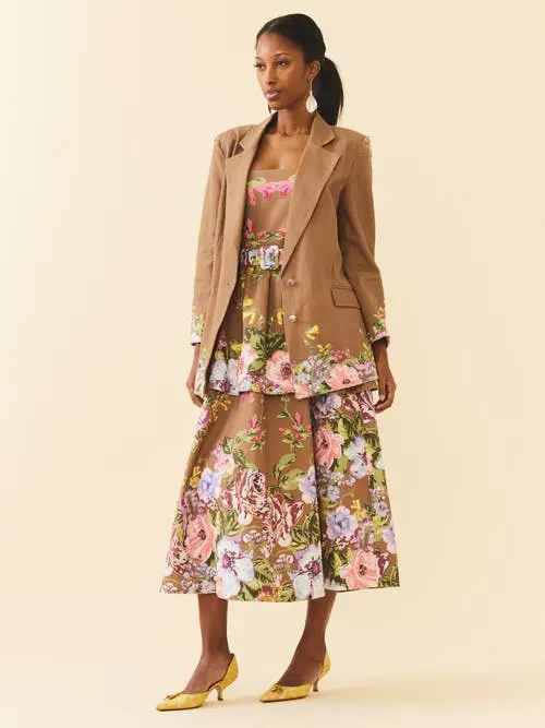 EDDY Sloan Blazer - Carmel Victorian Floral