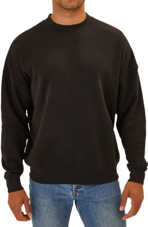 THREADS 4 THOUGHT Relaxed Fit Fleece Sweatshirt - Black