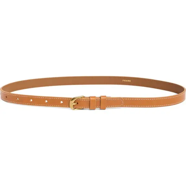 FRAME Petit Twist Leather Belt - Cuoio