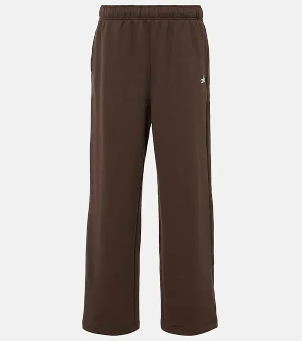 Alo Yoga Accolade French Terry Sweatpants - Brown