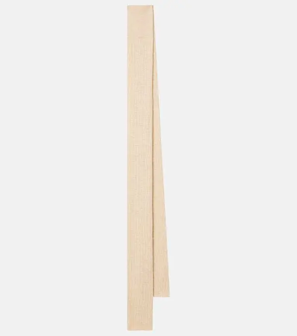 THE ROW Chopin Cashmere And Silk Scarf - Neutrals