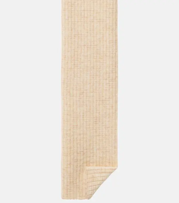 THE ROW Chopin Cashmere And Silk Scarf - Neutrals