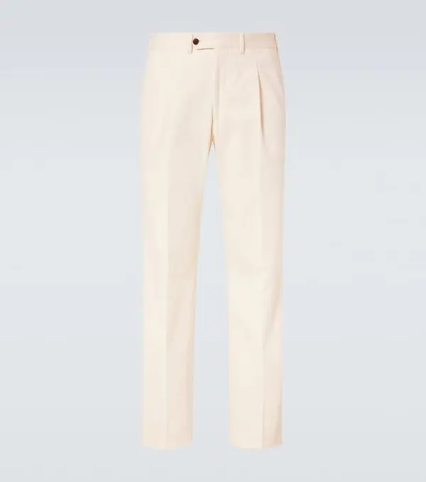 SAMAN AMEL Amo Straight Pants - White