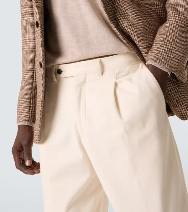 SAMAN AMEL Amo Straight Pants - White