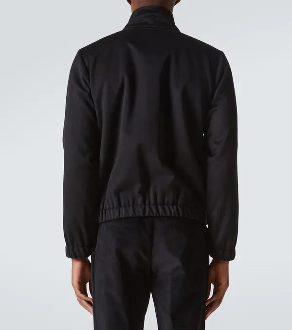 SAMAN AMEL Camillo Cashmere Bomber Jacket
