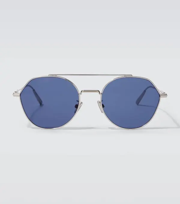 Dior Diorblacksuit R6u Aviator Sunglasses - Silver