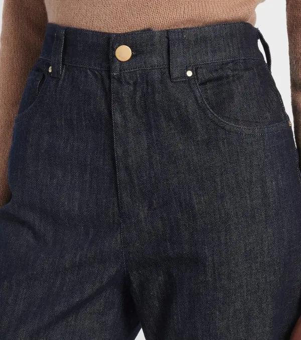 Max Mara Terra High-rise Straight Jeans