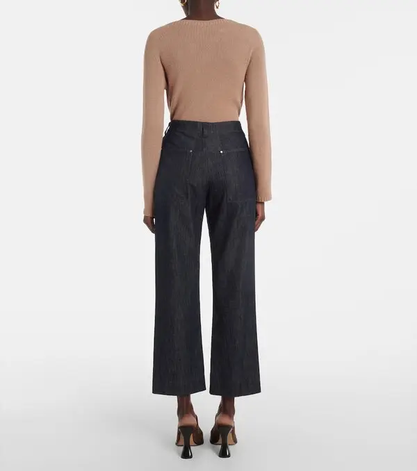 Max Mara Terra High-rise Straight Jeans