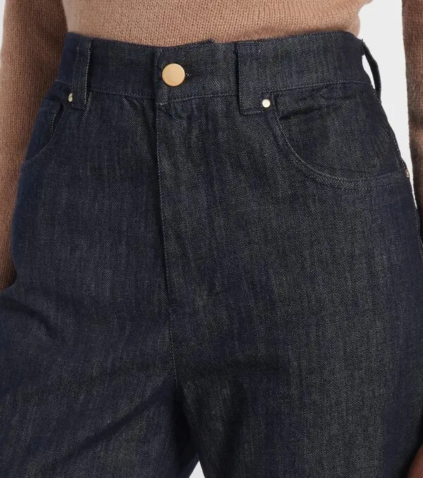Max Mara Terra High-rise Straight Jeans