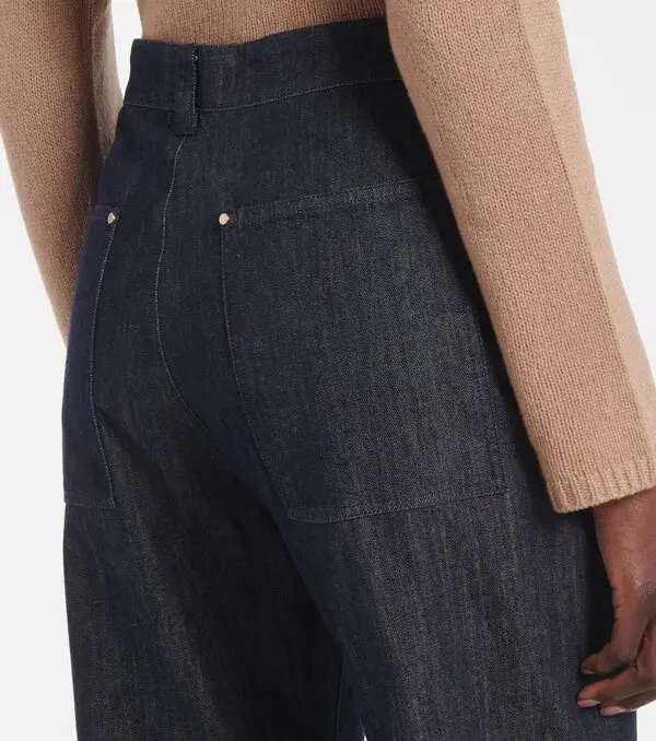 Max Mara Terra High-rise Straight Jeans