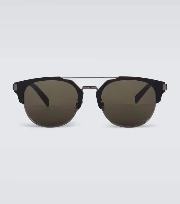 Dior Cd Icon R1u Browline Sunglasses - Black