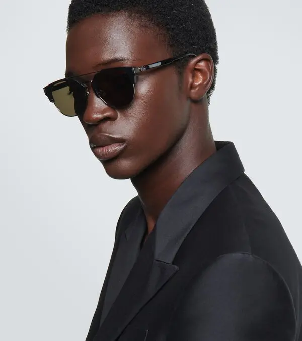Dior Cd Icon R1u Browline Sunglasses - Black