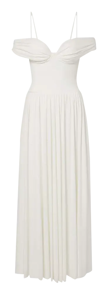 fitted lace wedding dress Simkhai Amarantha Dress