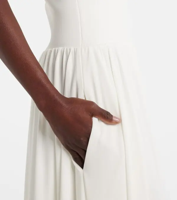 Simkhai Amarantha Draped Maxi Dress - White