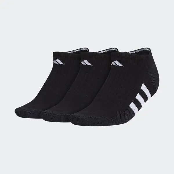 Adidas Cushioned No-show Socks 3 Pairs - Black / White