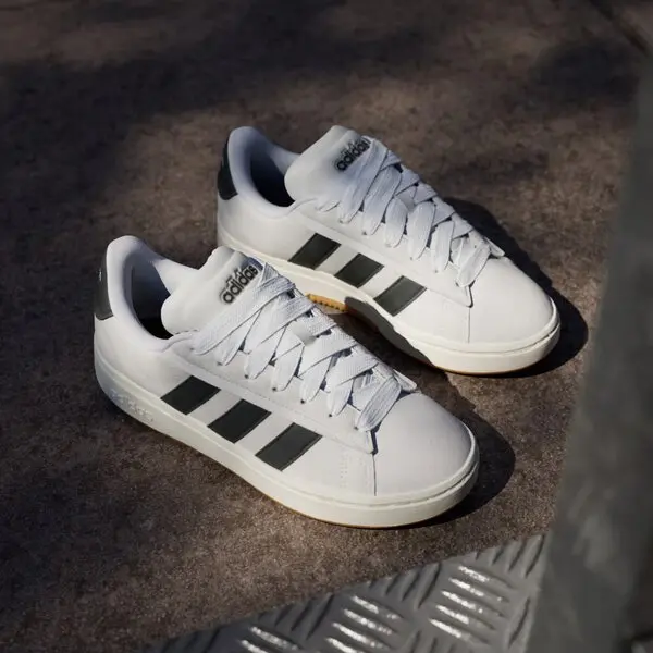 Adidas Grand Court Alpha Sneakers - Crystal White / Core Black / Off White