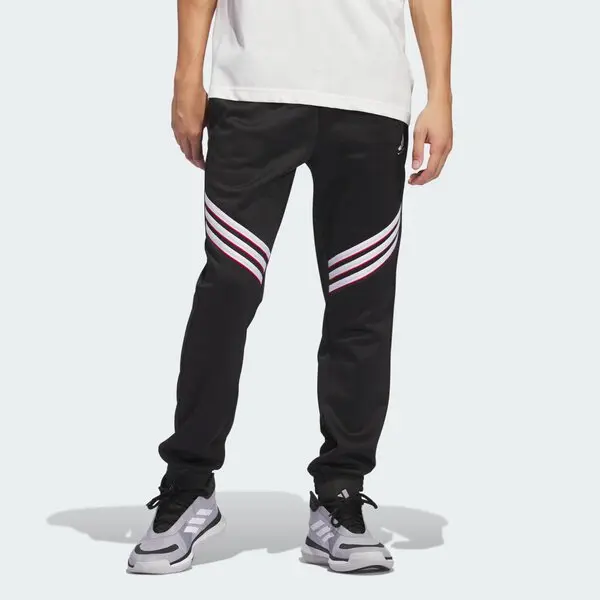 Adidas Basketball Crazy Warm Fleece Pants - Black / White
