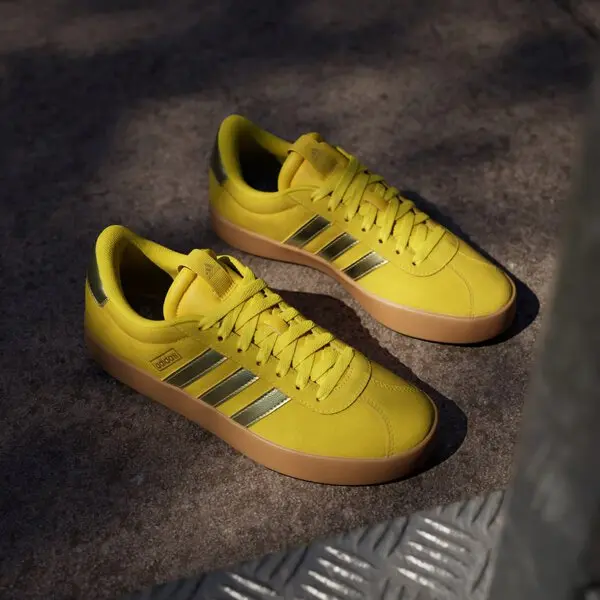 Adidas Vl Court 3.0 Sneakers - Yellow / Gold Metallic / Utility Yellow
