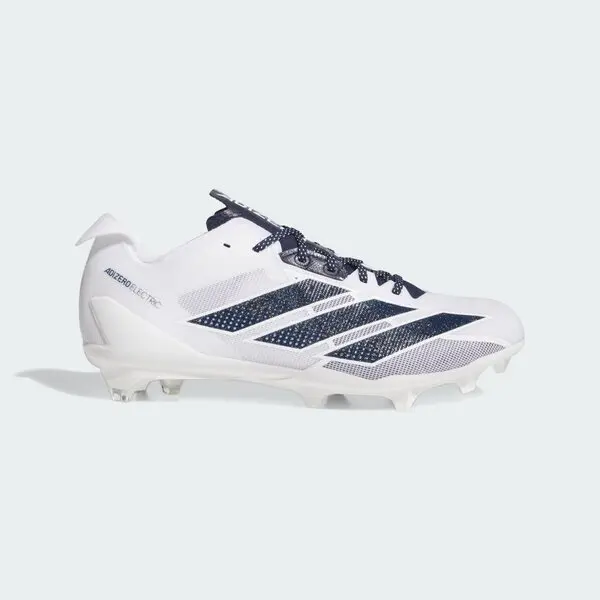 Adidas Adizero Electric Ii Football Cleats - Cloud White / Team Navy Blue 2 / Cloud White
