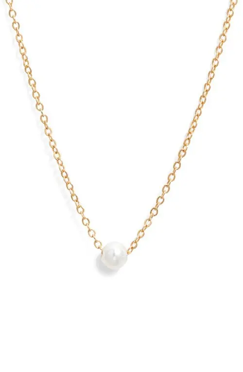 SET & STONES Claire Freshwater Pearl Necklace - Gold