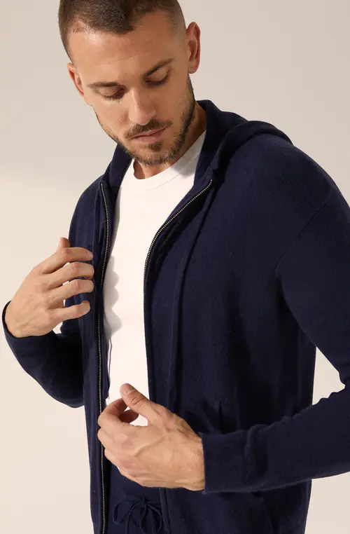 ITALIC Tyler Cashmere Zip Hoodie