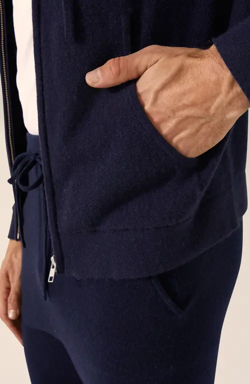 ITALIC Tyler Cashmere Zip Hoodie