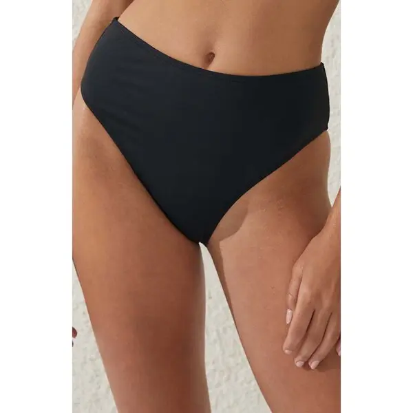 Cotton:on Highwaisted Cheeky Bikini Bottom - Black