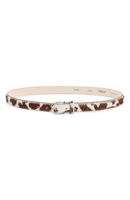 AUREUM No. 14 Calf Hair Belt - Cow