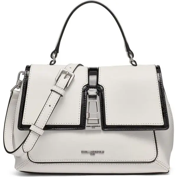 Karl Lagerfeld Paris Mercerie Satchel - White/black 1