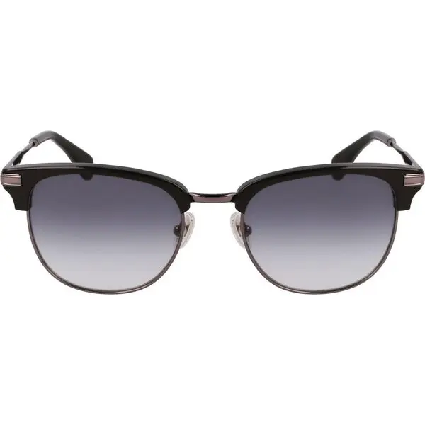 Paul Smith 52mm Gradient Sunglasses - Gunmetal/ Brown