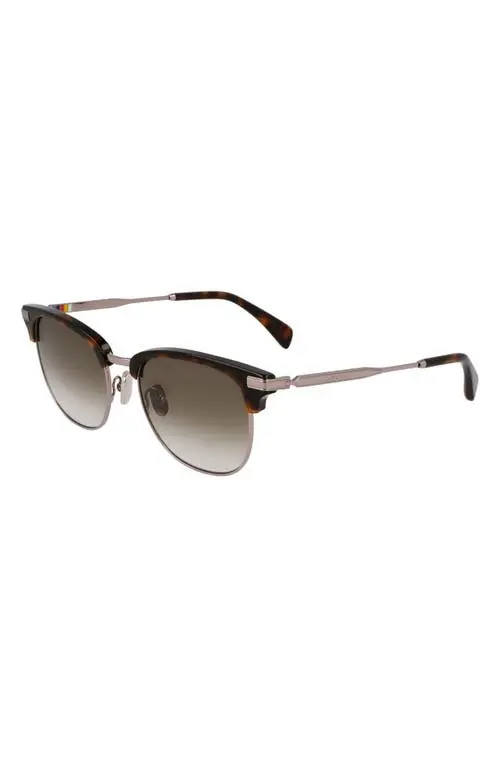 Paul Smith 52mm Gradient Sunglasses - Gunmetal/ Havana