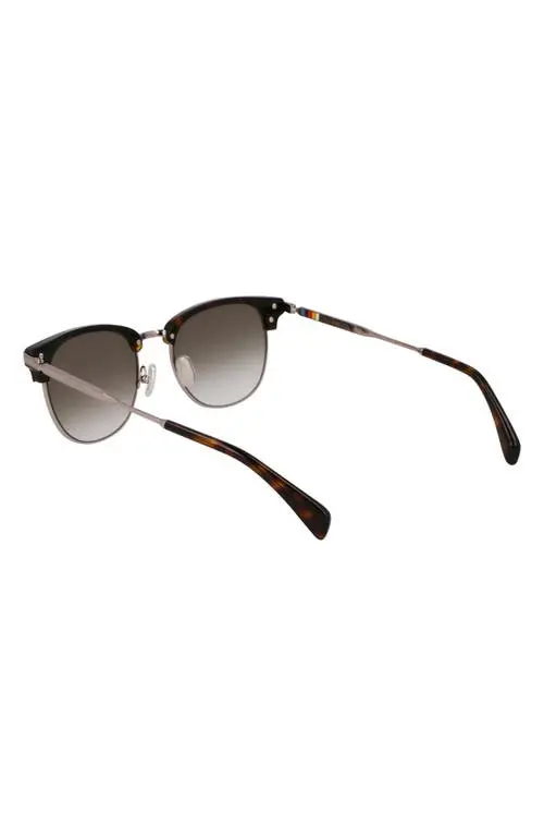 Paul Smith 52mm Gradient Sunglasses - Gunmetal/ Havana