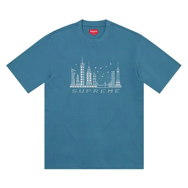 Supreme Skyline Short-sleeve Top 'dark Slate