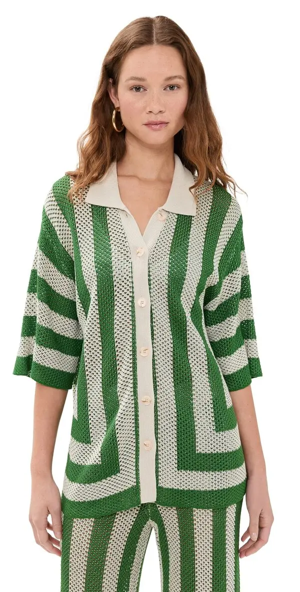 SEVEN WONDERS Ziggy Striped Knit Top