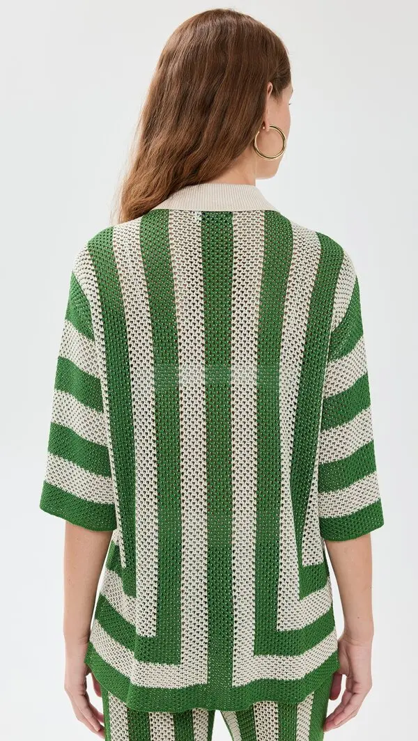 SEVEN WONDERS Ziggy Striped Knit Top