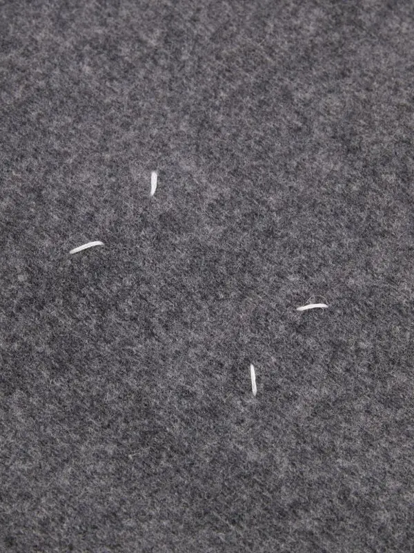 MAISON MARGIELA Signature Logo Scarf - Grey