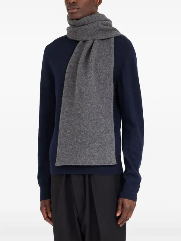 MAISON MARGIELA Signature Logo Scarf - Grey