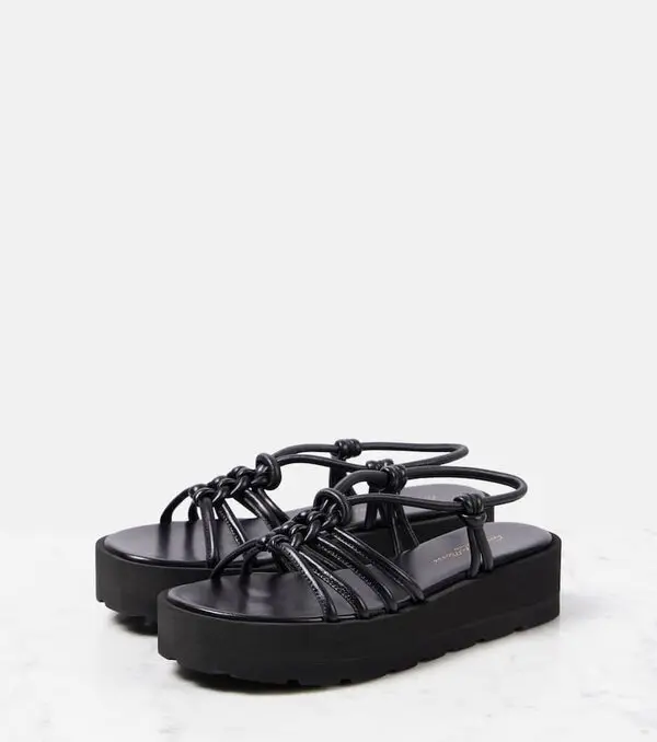 GIANVITO ROSSI Hebe Platform Sandals - Black