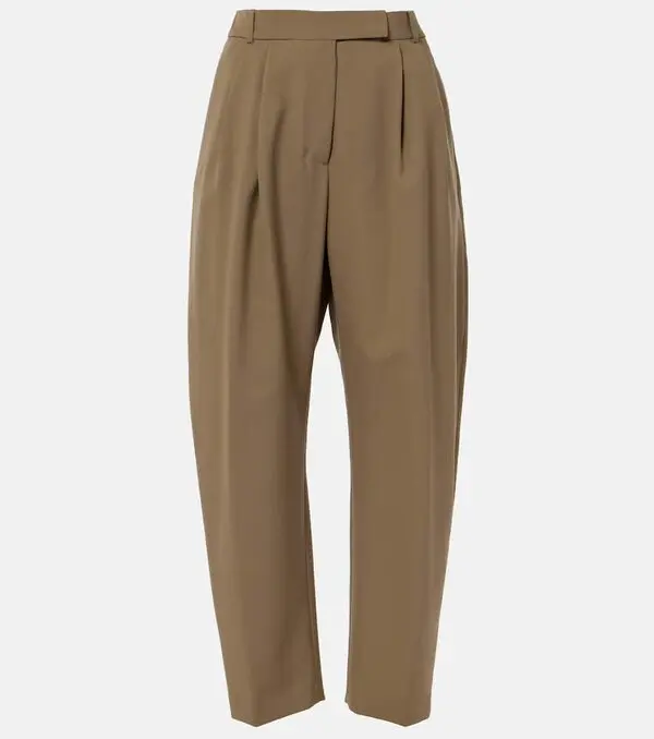 RÓHE High-rise Barrel-leg Trousers